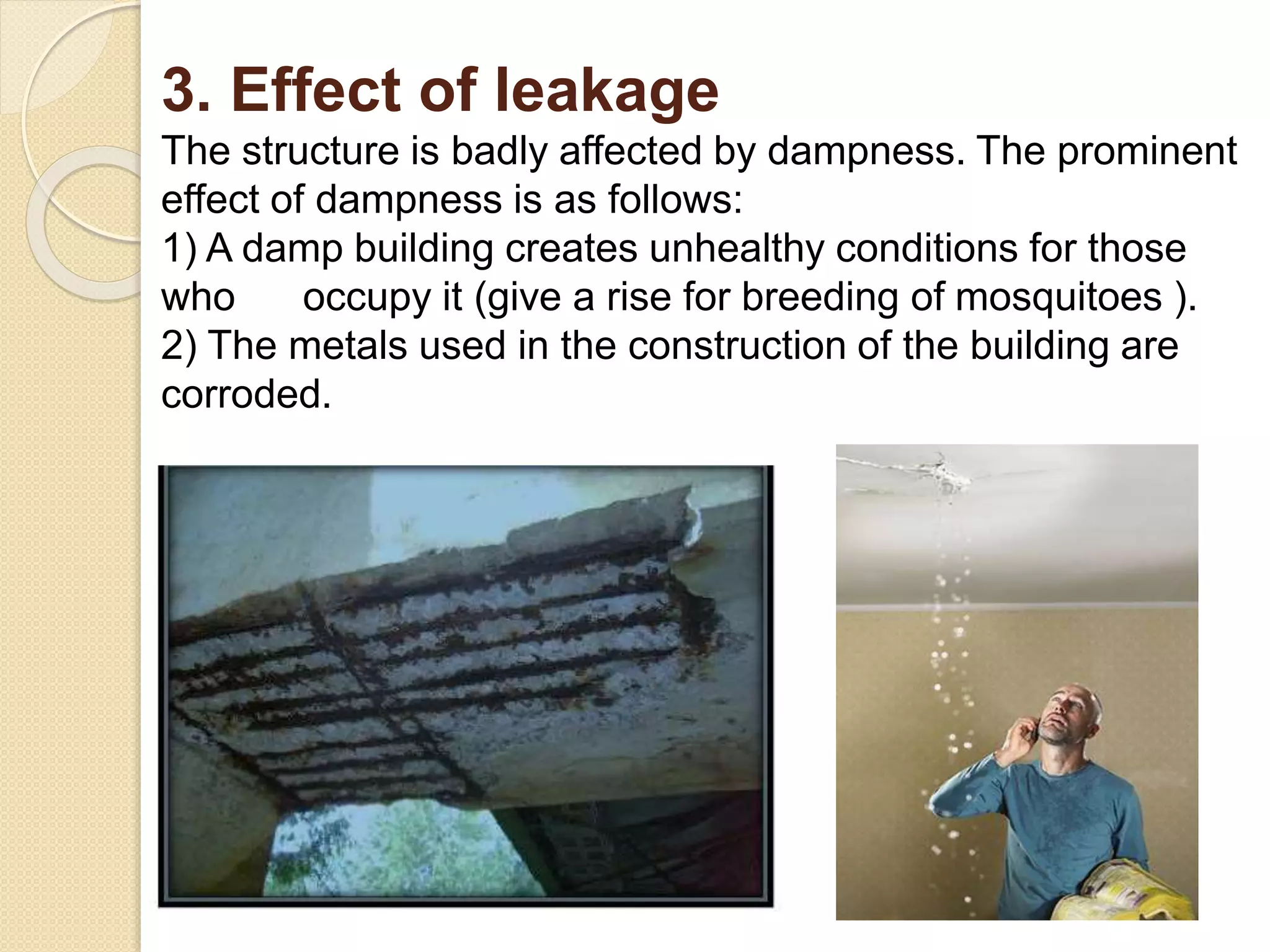 Leakage in external walls of the buildings. | PPTX
