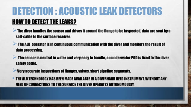 Leakages in pipes,ppt | PPTX
