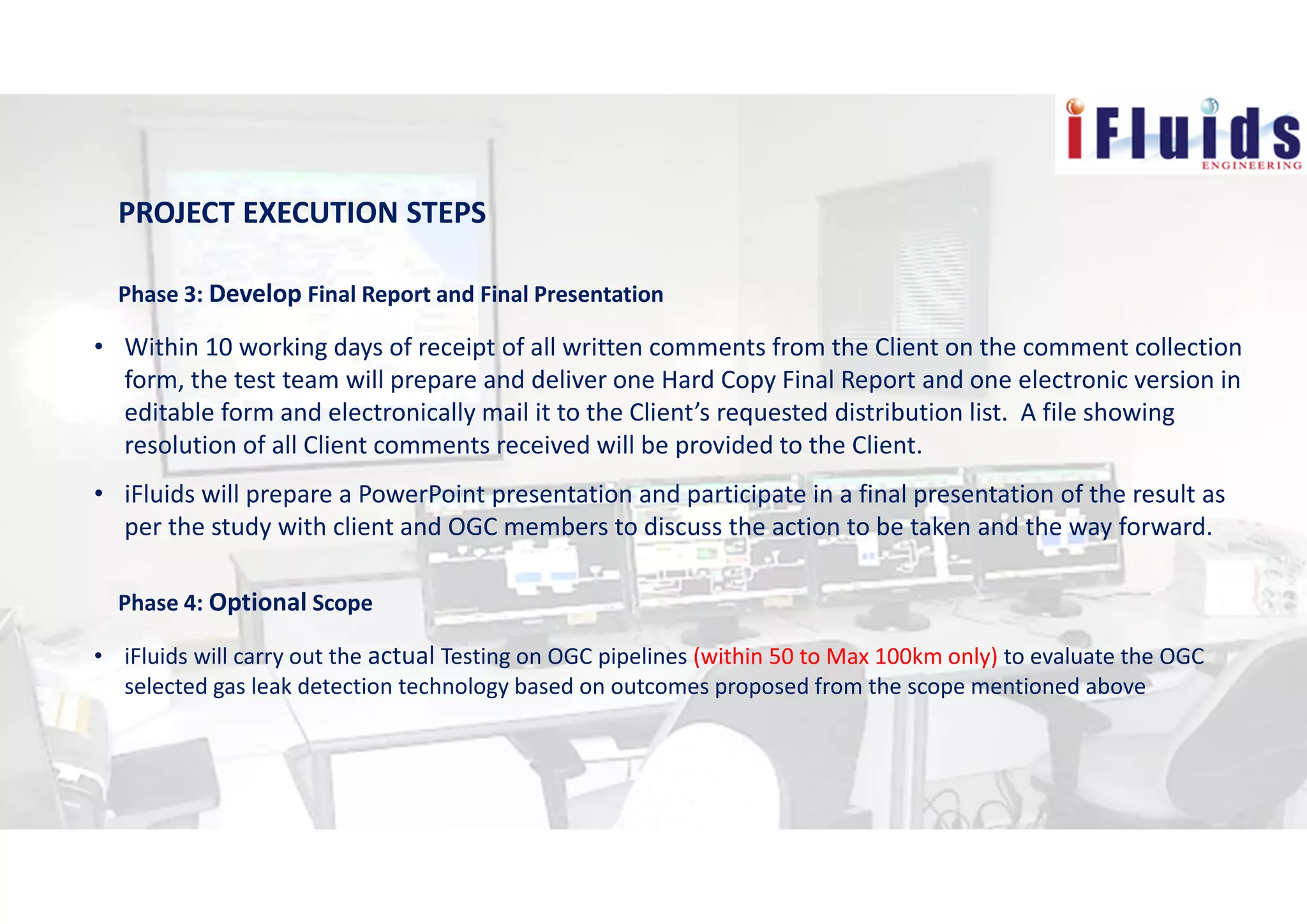 Leak d Detection feasibility study iFluids Engineering | PDF | Computer Software and ...