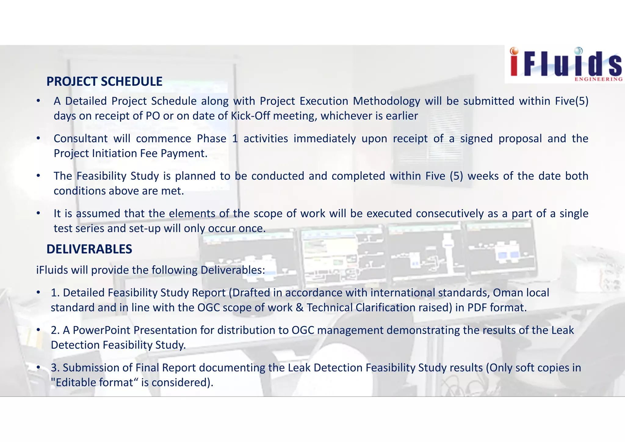 Leak d Detection feasibility study iFluids Engineering | PDF | Computer Software and ...