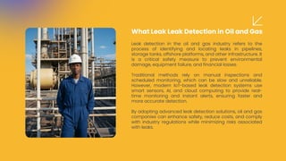 Leak Detection in Oil and Gas A Smart Approach With Rejig Digital’s IoT ...