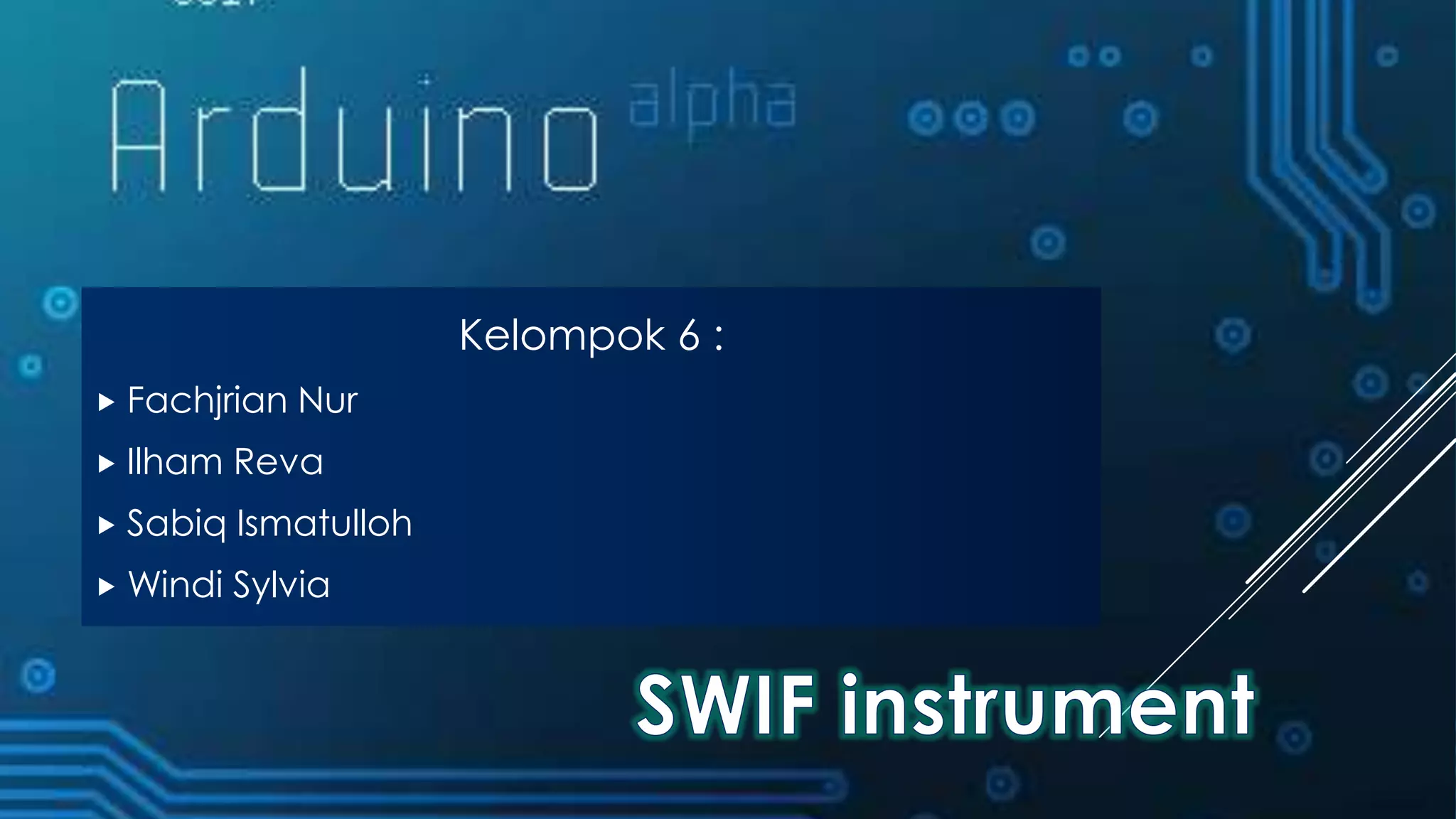 Leak detector berbasis arduino | PPTX