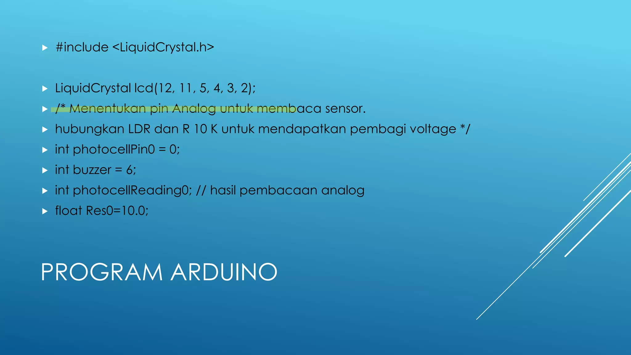 Leak detector berbasis arduino | PPTX
