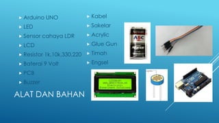 Leak detector berbasis arduino | PPTX