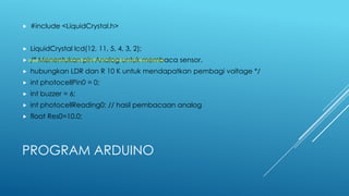 Leak detector berbasis arduino | PPTX