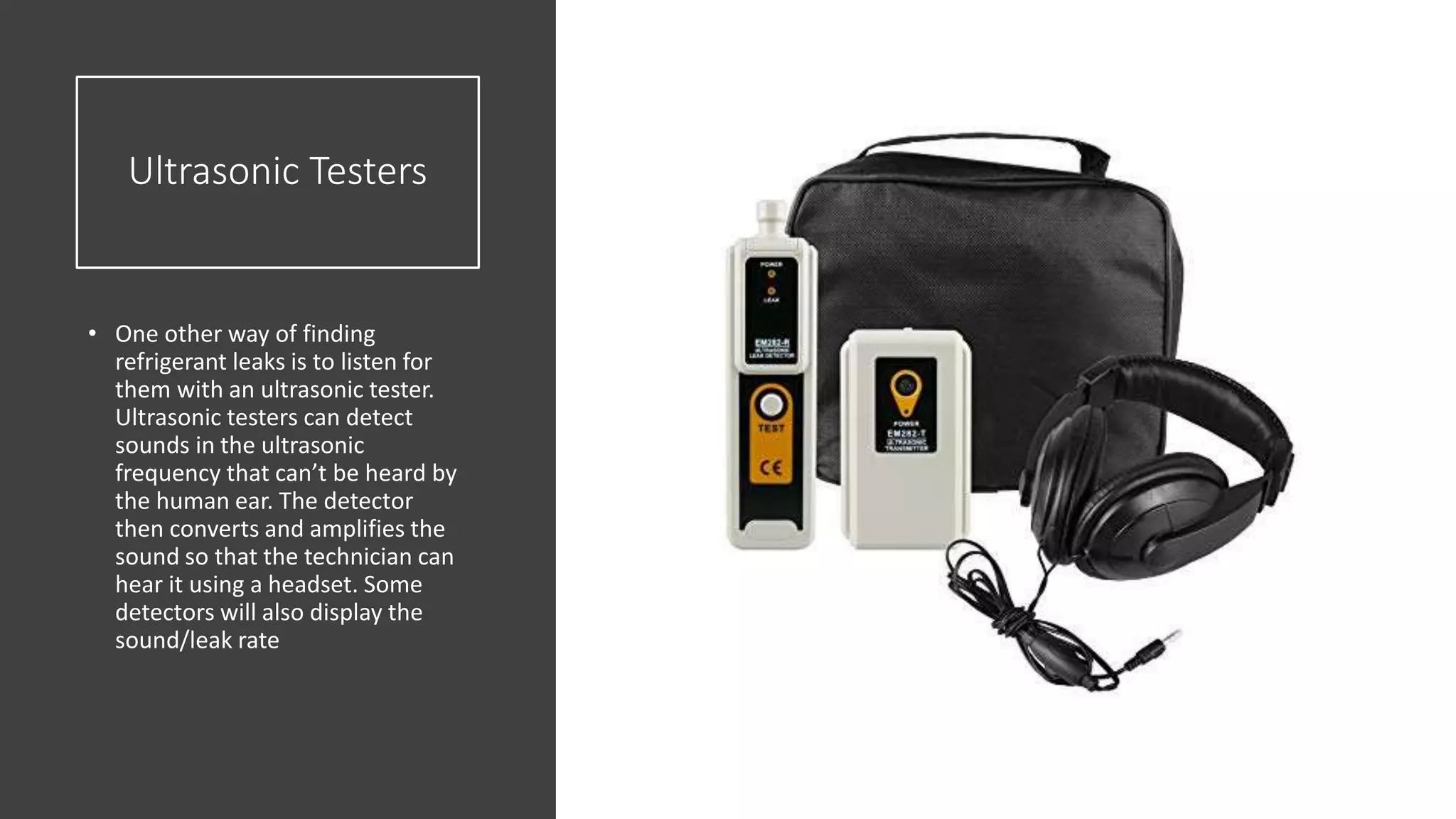 Leak detector types | PPTX