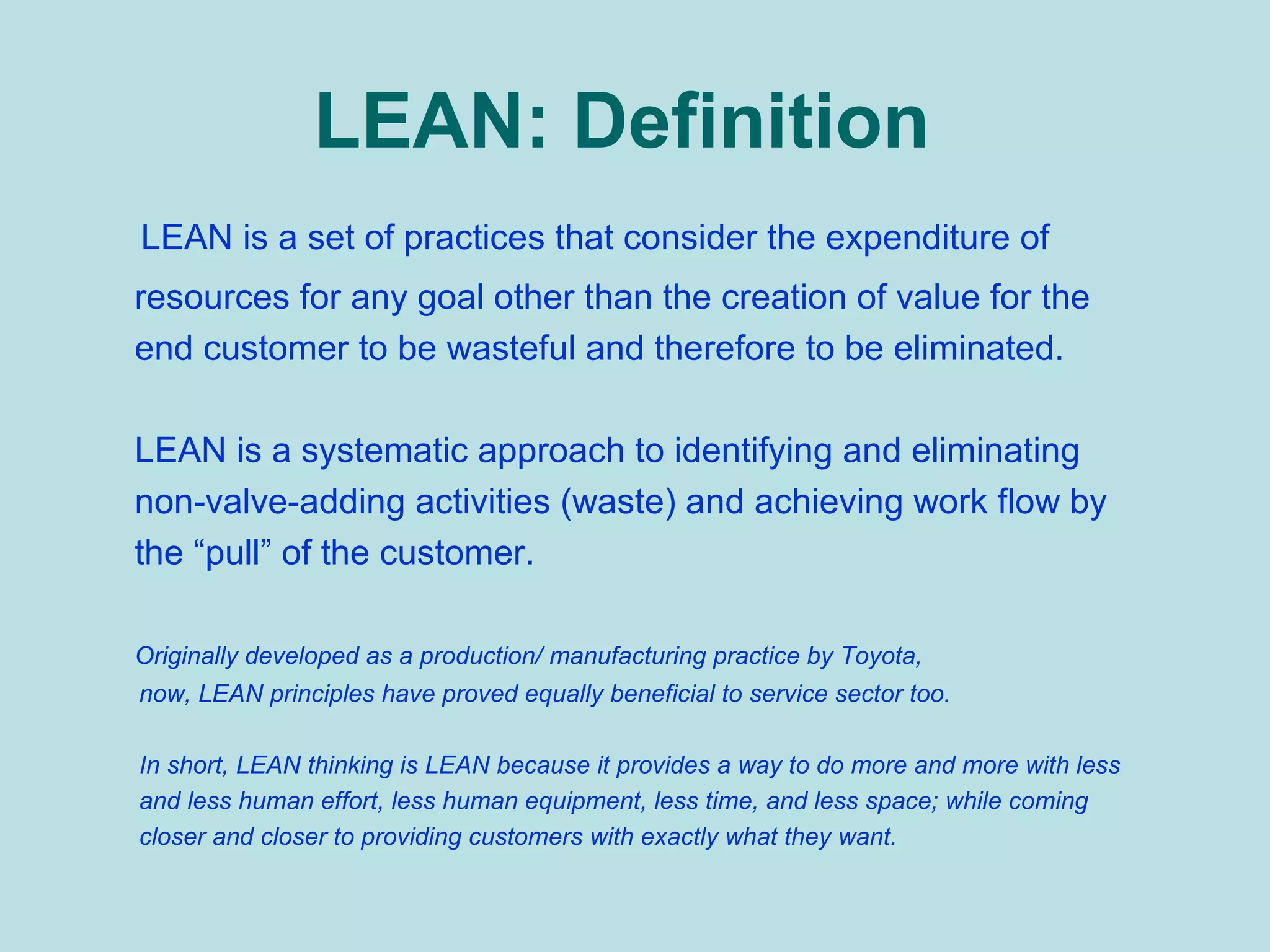 LEAN | PPT
