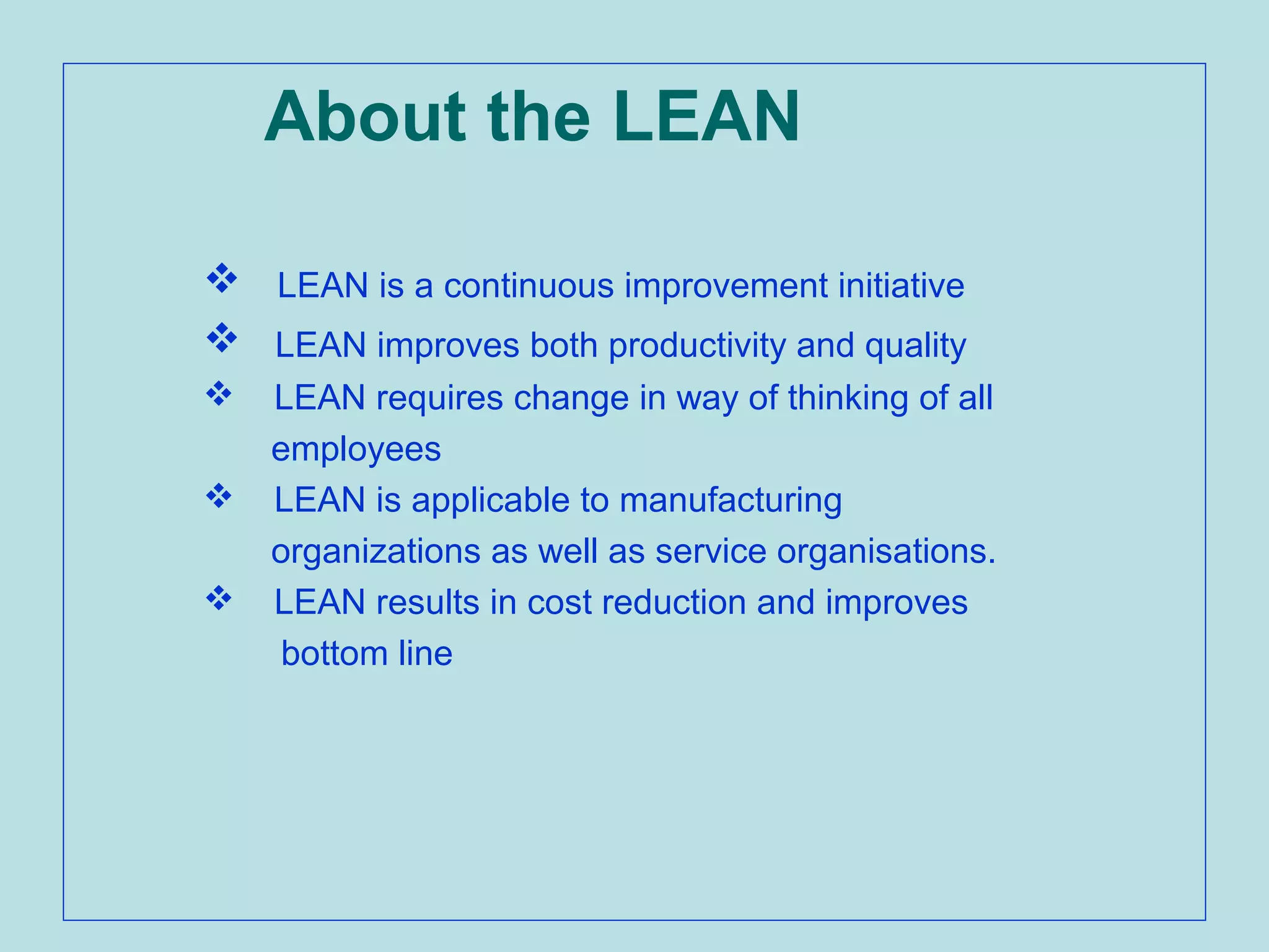 LEAN | PPT