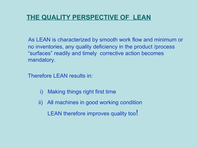 LEAN | PPT