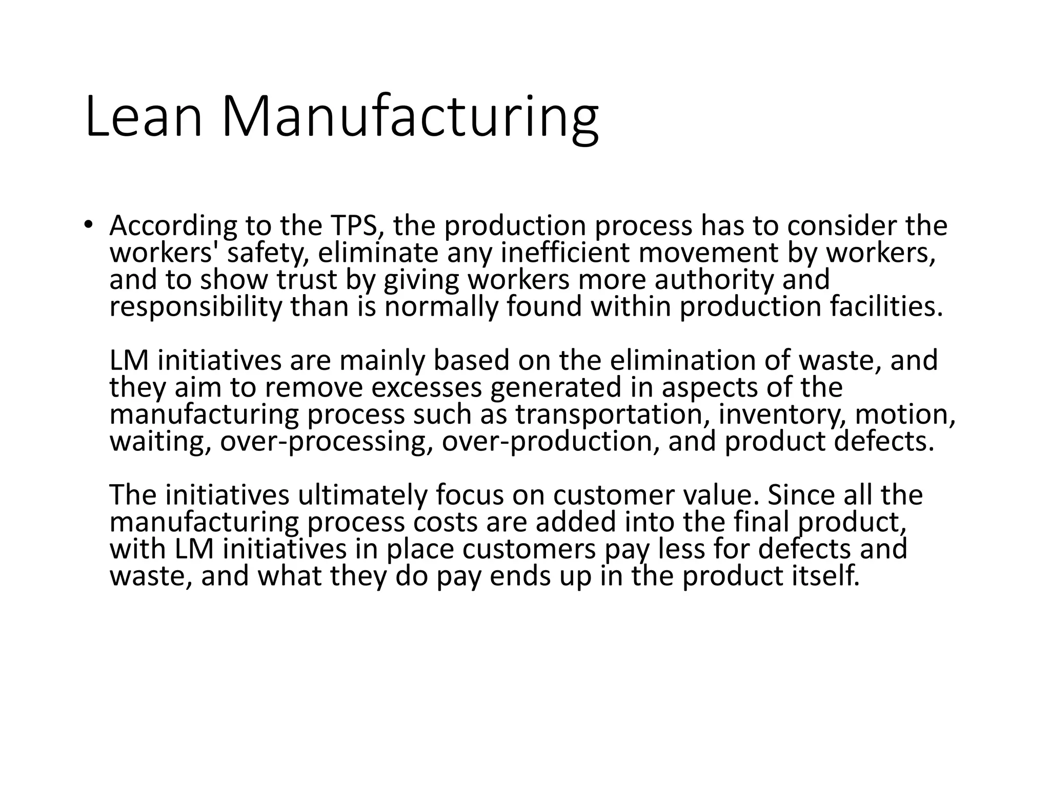 What Is Lean Manufacturing? | PPTX