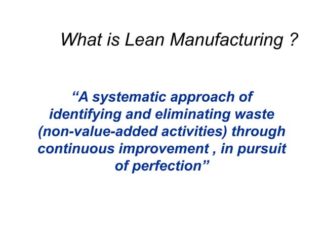 Lean Management & TPS Tools | PPT