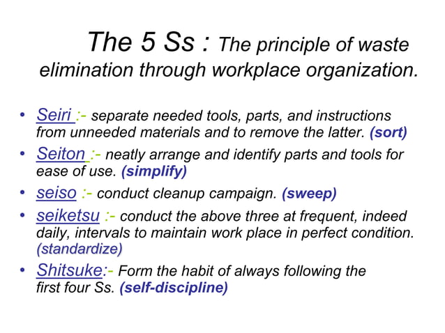 Lean Management & TPS Tools | PPT