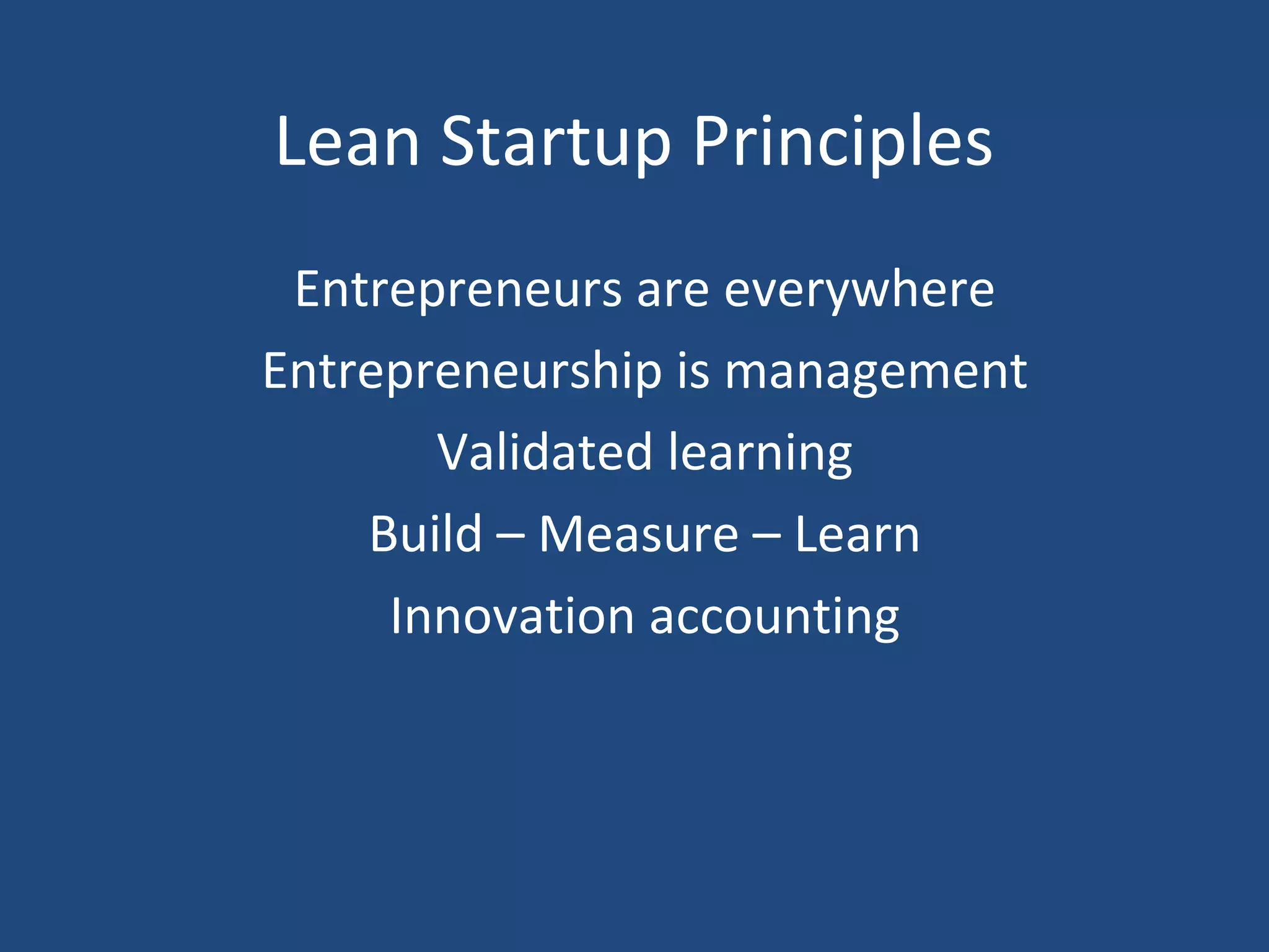 Lean Startup Methodology | PPT