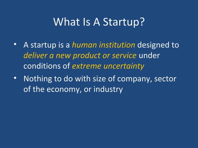 Lean Startup Methodology | PPT