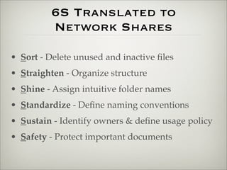 Lean 6S Event for IT | PDF