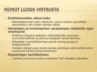 Lean-ajattelu ja kodinhoito | PPT