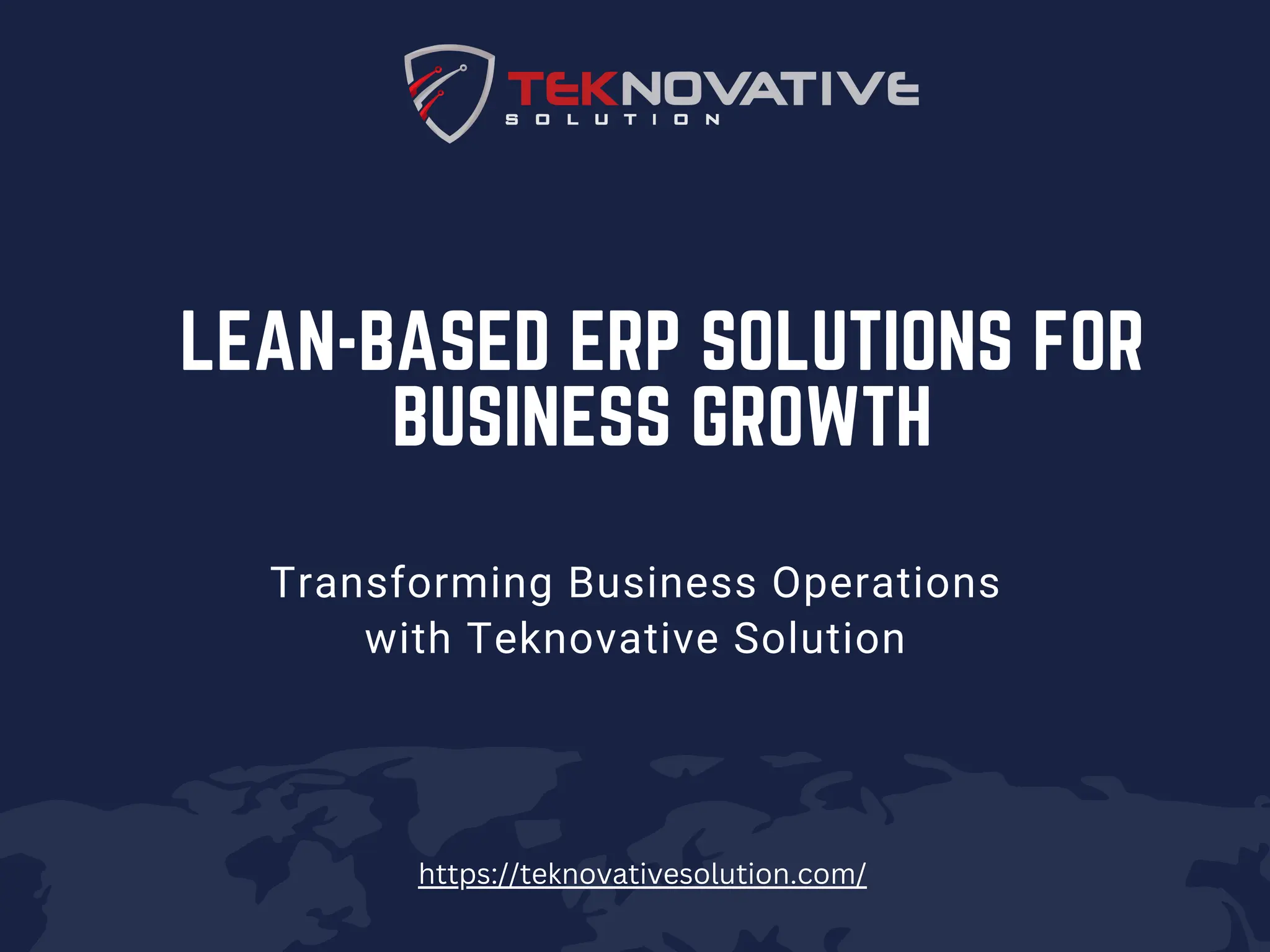 Unlock Business Potential with Lean Manufacturing Based on ERP | PPT