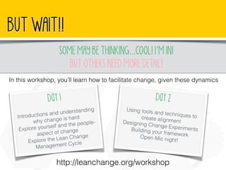 Lean Change Agent - Applying Lean and Agile to Change Management | PDF ...