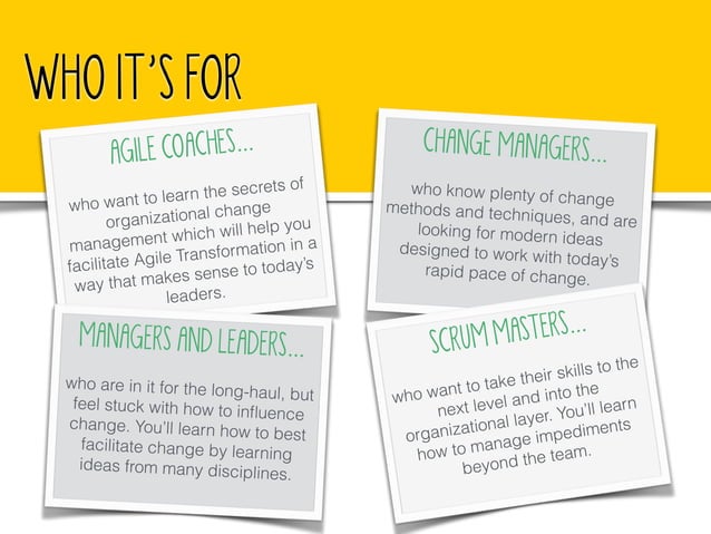 Lean Change Agent - Applying Lean and Agile to Change Management | PPT