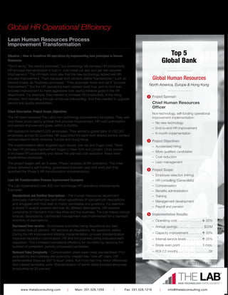 Lean human-resources-process-improvement-transformation-case-study | PDF