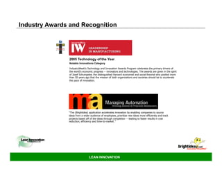 Lean Innovation Overview | PDF