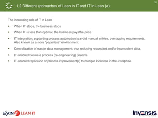 EXIN Lean IT Course Preview | PPTX