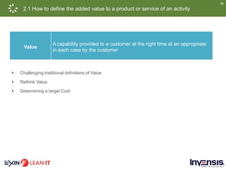 EXIN Lean IT Course Preview | PPTX
