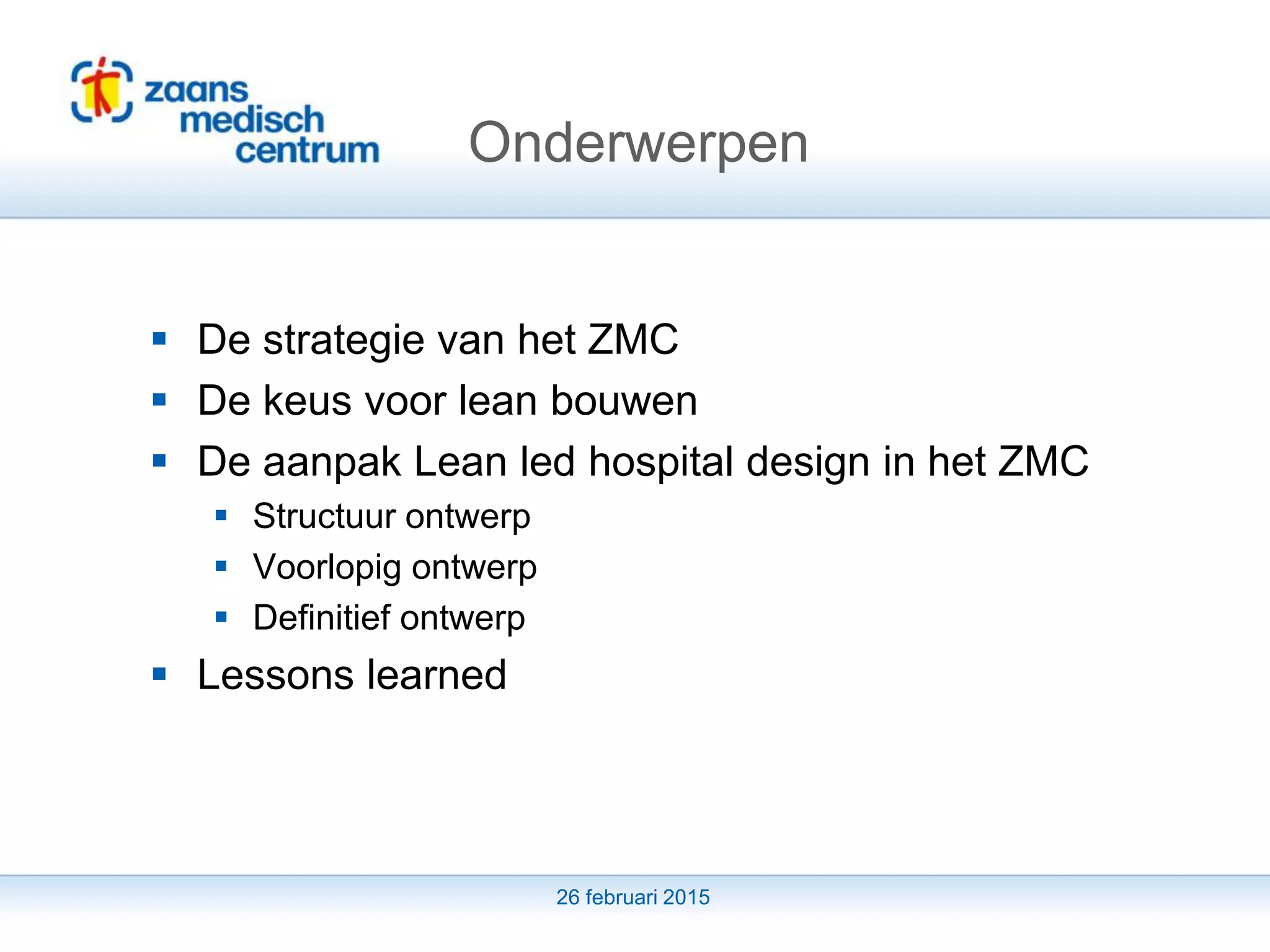 Lean led hospital design, creating the efficient hospital of the future ...