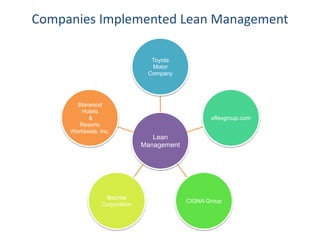 Lean management | PPTX