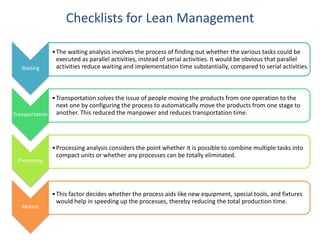 Lean management | PPTX