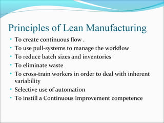 Lean Manufacturing | PPT