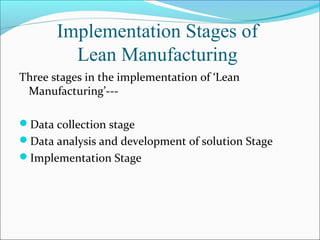 Lean Manufacturing | PPT