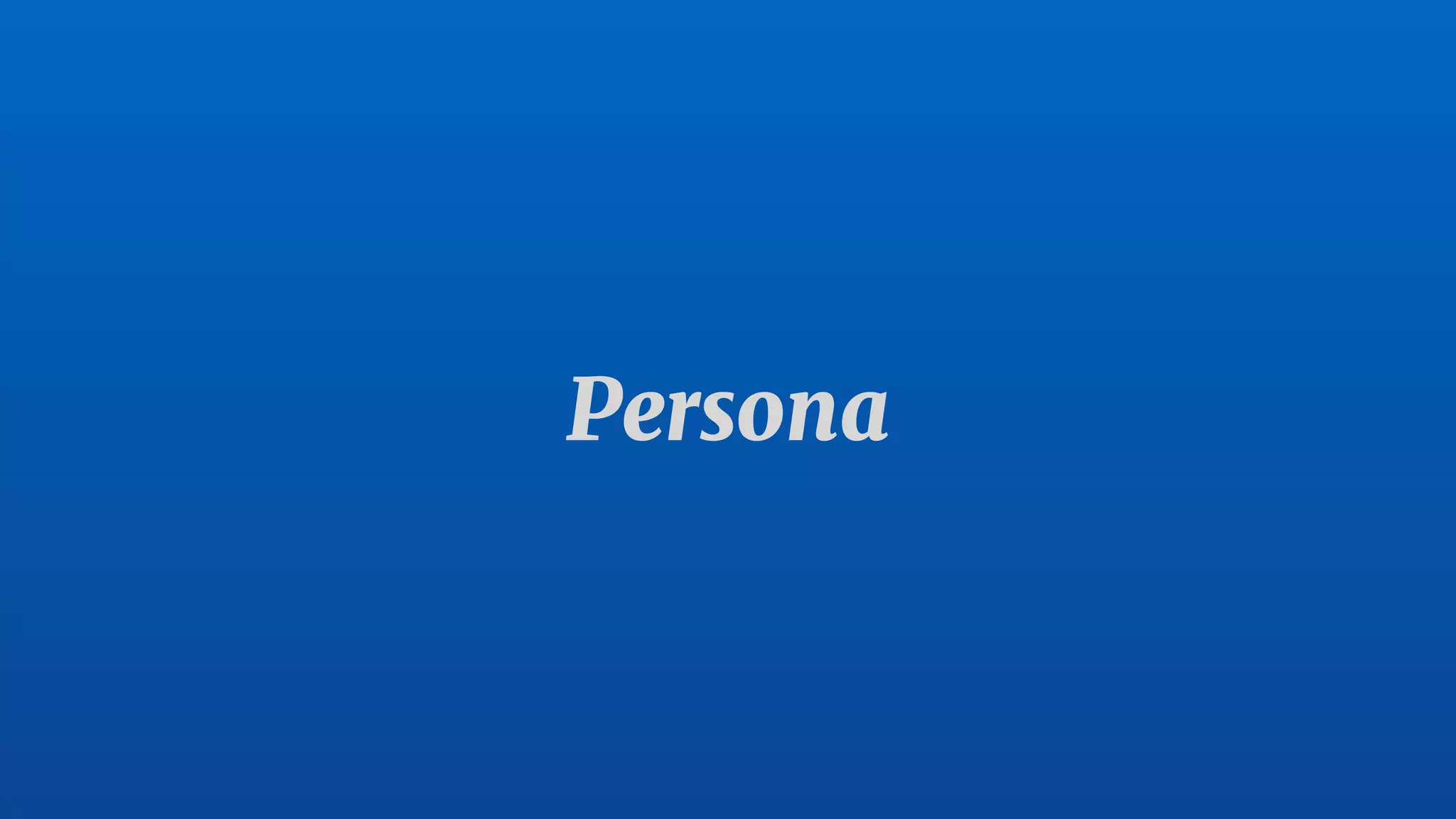 Lean Persona | PPT