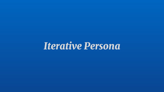 Lean personas: discover your real customers | PDF