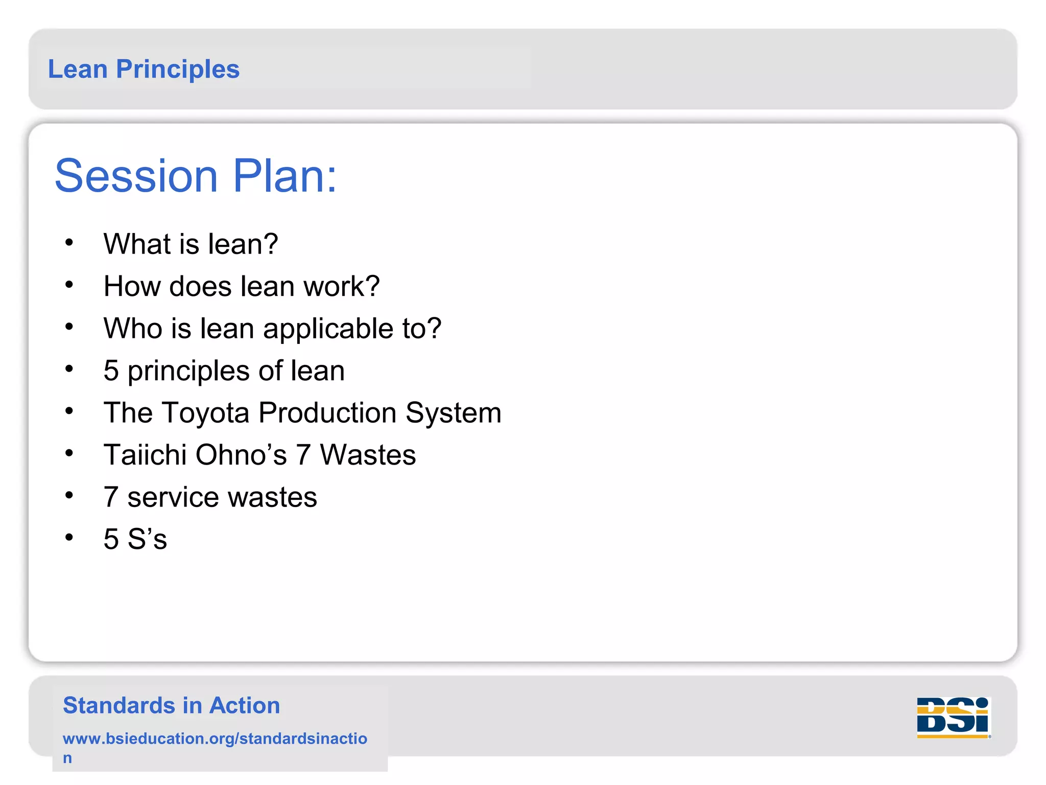 Lean principles | PPT