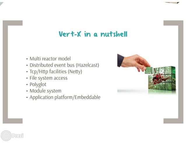 Lean reactive services with vertx | PPT