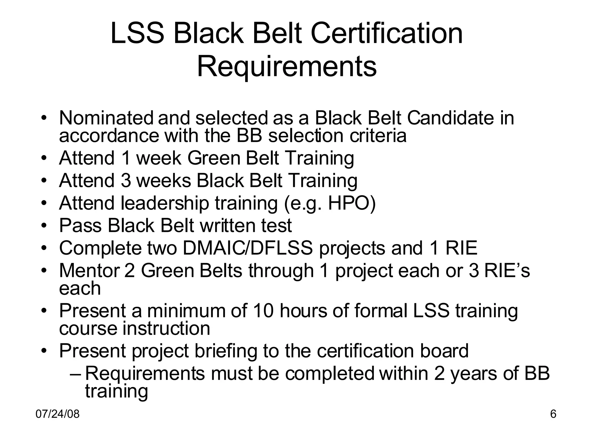 Lean Six Sigma Awareness Handouts | PPT