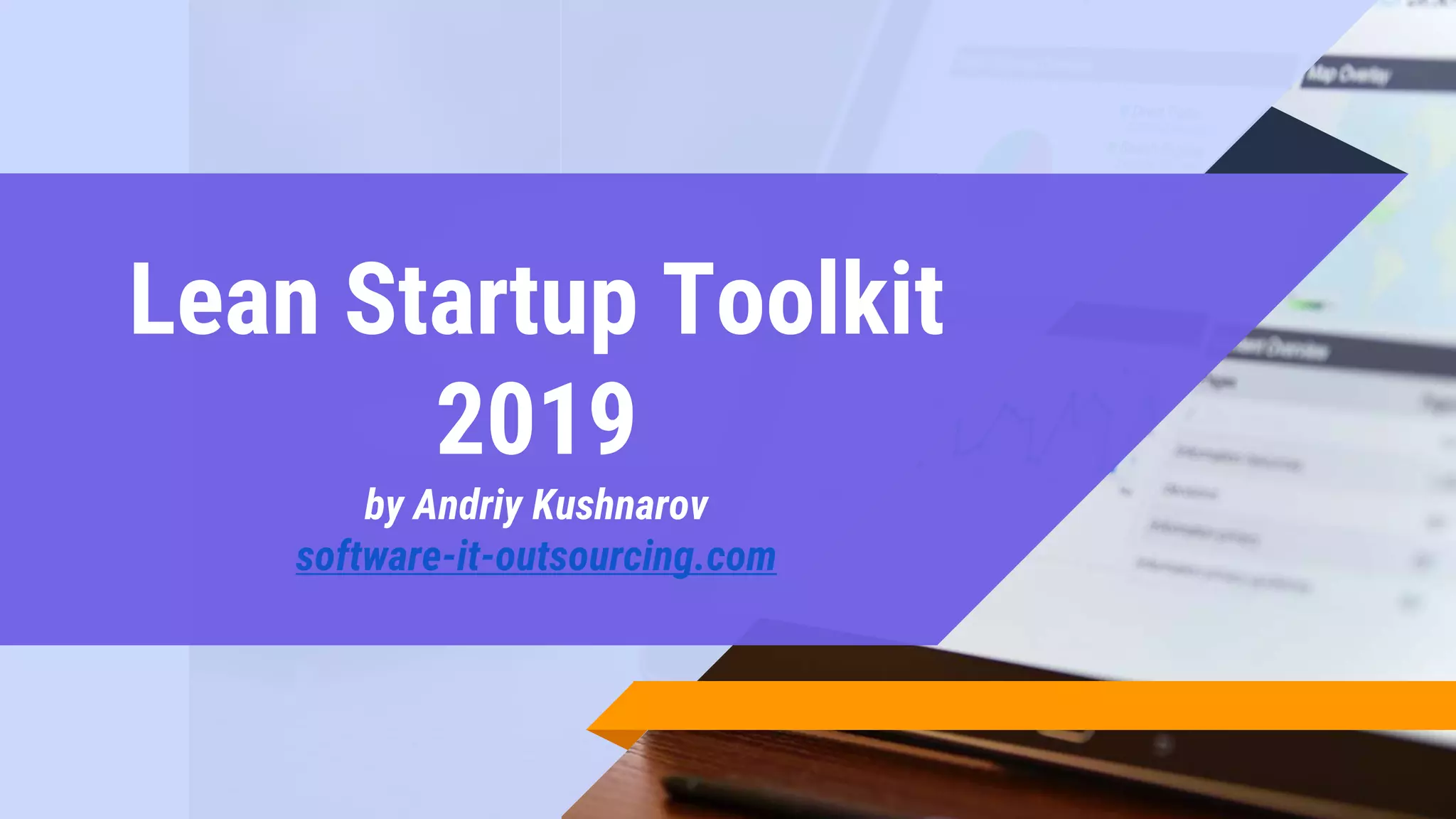 Lean startup toolkit 2019 | PPT
