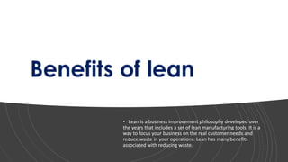 Lean Production | PPTX