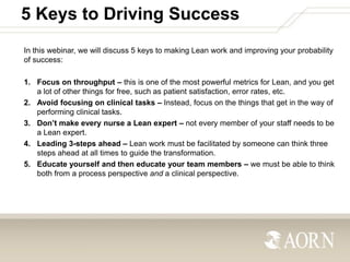 LEAN: 5 Keys to Success | PPT