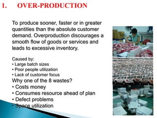 Lean & 8 Waste of quality management system im a world | PPT