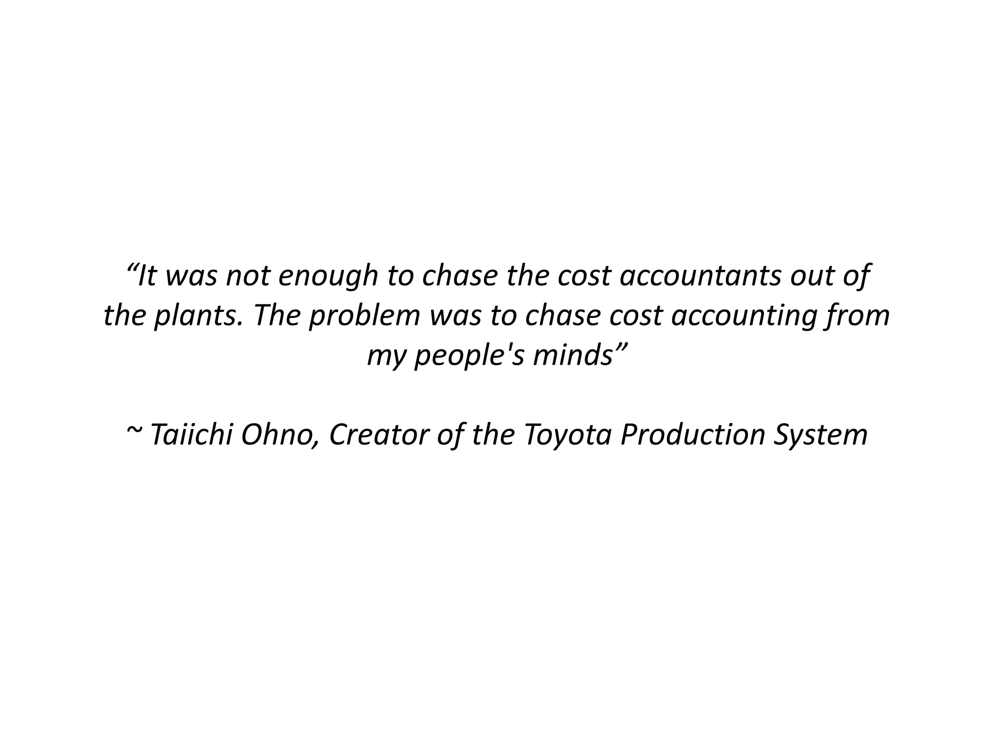 Lean Accounting Case Study | PPT