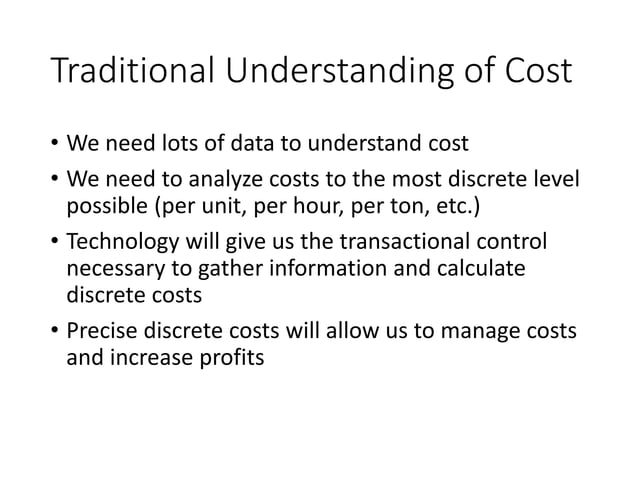 Lean Accounting Case Study | PPT