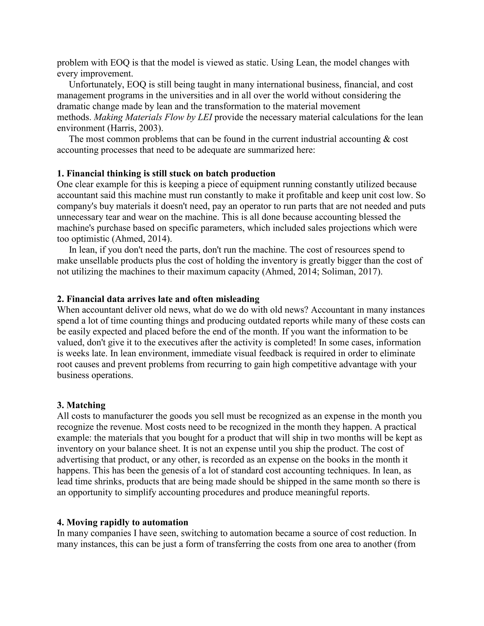 Lean accounting VS Financial Management | PDF Lean accounting VS Financial Management | PDF