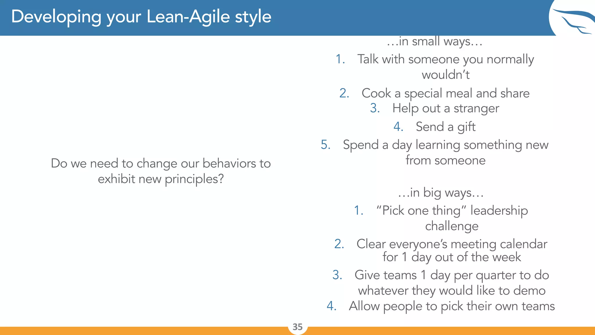Lean agile leadership | PDF