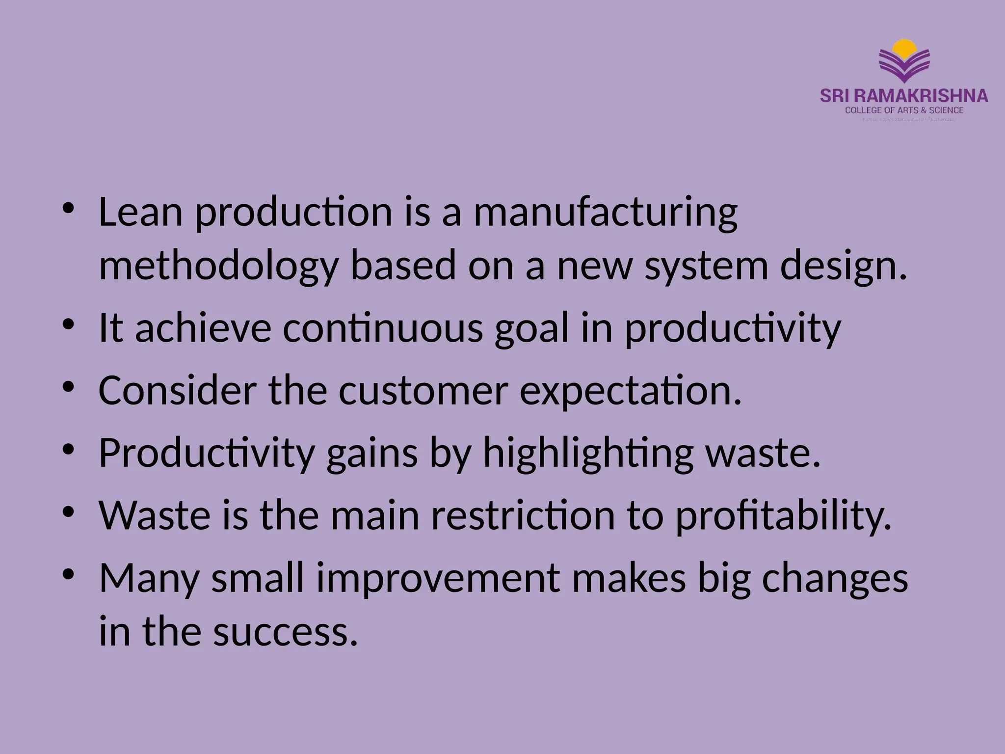 Lean & Agile Manufacturing Systems.pptx - Value Stream | PPT