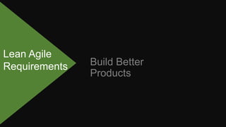 Lean agile requirements with power story | PPT