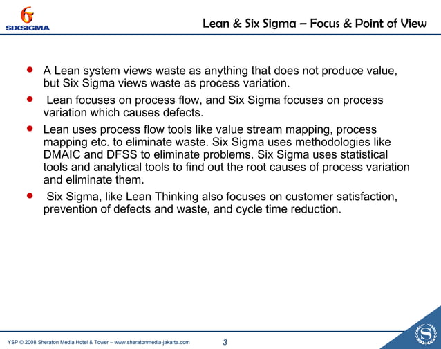 Lean And Six Sigma | PPT