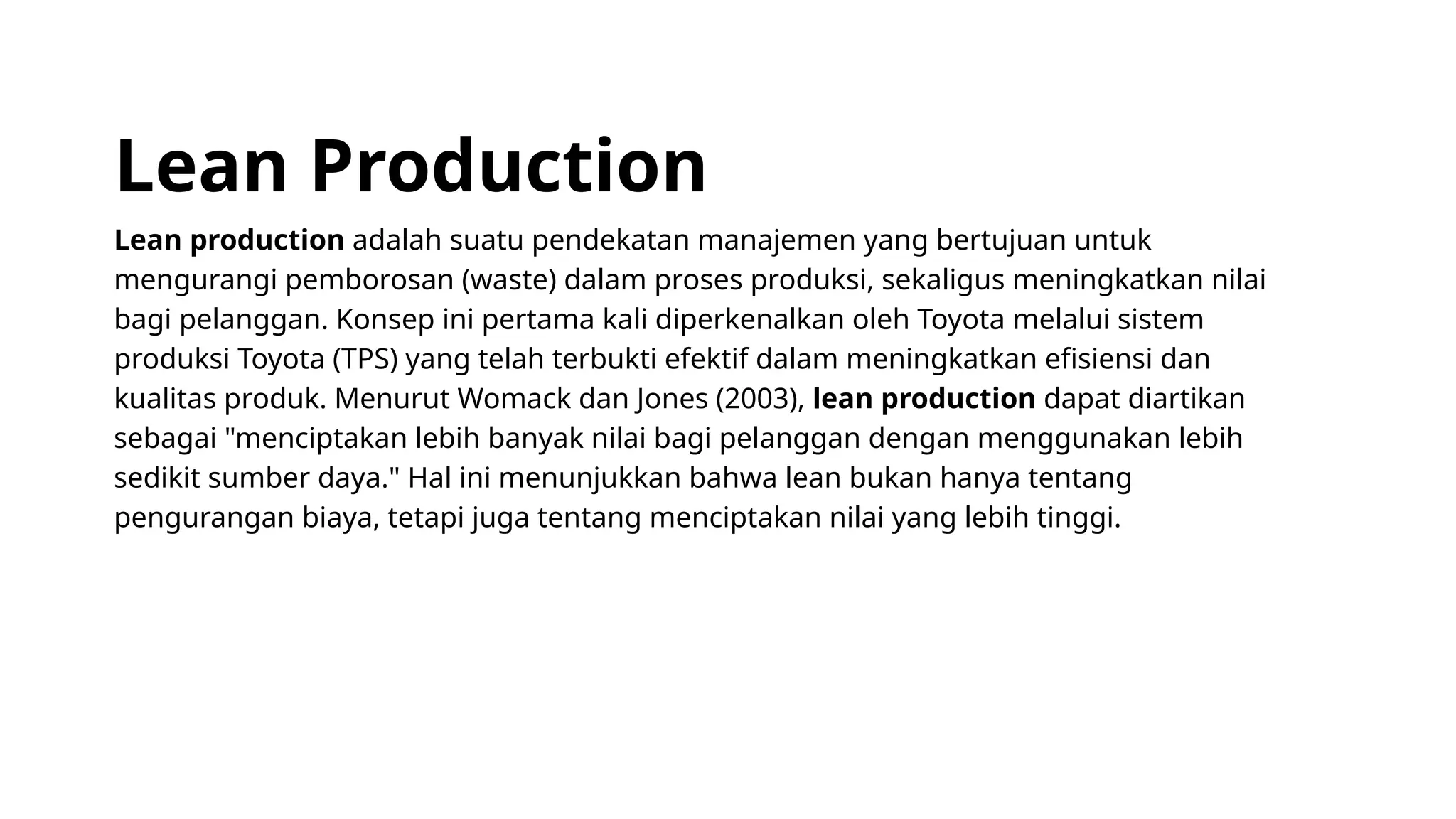Lean and Supply Chain Management and pre | PPTX