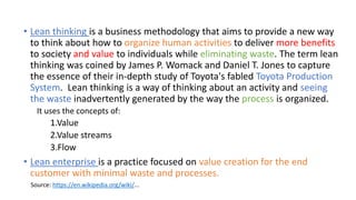 Lean and value by christa mulders january 2020 | PPTX